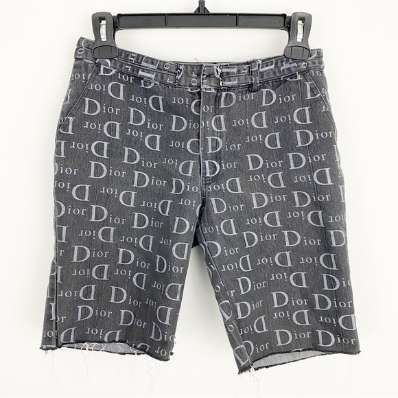 Shorts | Designer Inspired Size 25 Deconstructed Logo Denim Shorts ...